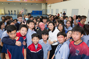The “Girl Behind the Face” Meets YCIS Secondary Students